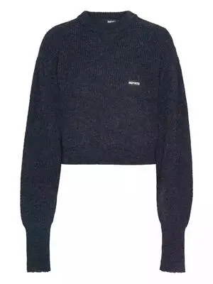 ROTATE BY BIRGER CHRISTENSEN Cuffed-sleeve Crewneck Sweater