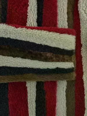 YVES SALOMON Wave-pattern Shearling Jacket