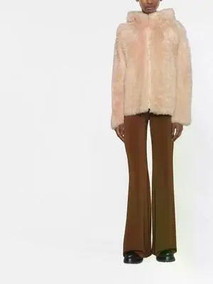 YVES SALOMON Zip-up Shearling Coat
