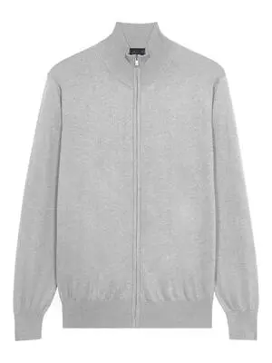 Brooks Brothers High-neck Zip-front Sweater