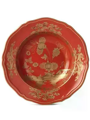 GINORI 1735 Oriente Italiano Plate - Red