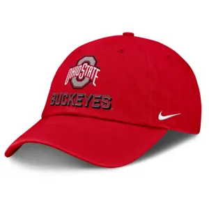 Nike Ohio State On-field Club Gameday Adjustable Cap - Red
