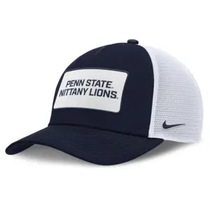 Nike Penn State On-field Rise College Trucker Adjustable Hat - Blue