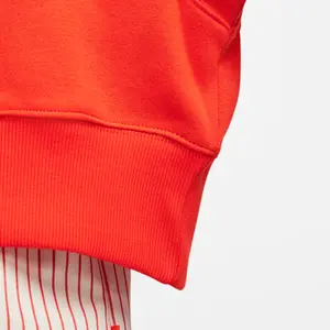 Nike Sportswear Phoenix Fleece Over-oversized Crew-neck Sweatshirt - Red