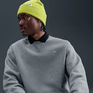 Nike Solo Swoosh Fleece Crew - Grey