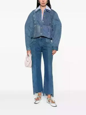 E.L.V. DENIM Audrey Asymmetric-hem Jeans