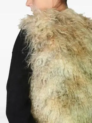 Lanificio Becagli Shaggy Fur Jacket - Neutrals