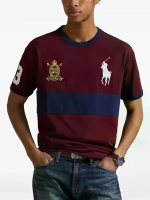 Polo Ralph Lauren Patch-details Colour-blocked T-shirt