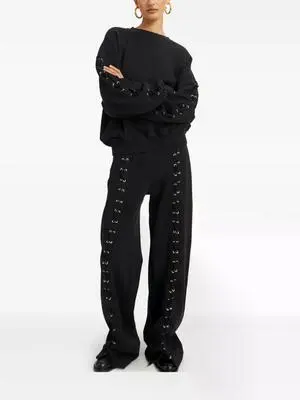 ROTATE BY BIRGER CHRISTENSEN Lace-up Detail Track Pants