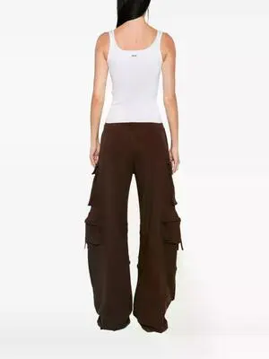 MUGLER Ribbed Tank Top - White