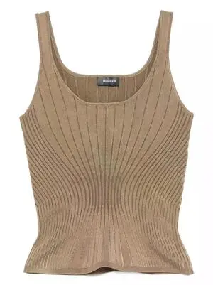 Mugler Ribbed Camis Tanks For Women