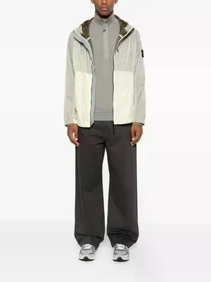 Stone Island Hooded Panelled Jacket