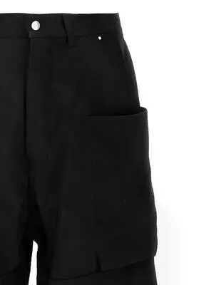 Rick Owens Stefan Cargo Low-crotch Trousers - Black