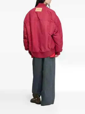 JW Anderson Boxy Zip-front Bomber Jacket - Red