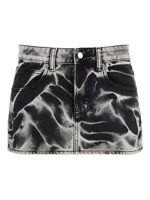 Women's Acid Wash Denim Skirts