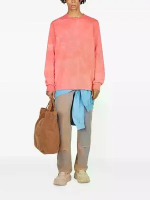 NOTSONORMAL Long-sleeve Crew Neck T-shirt - Red