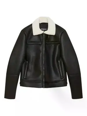 Patrizia Pepe Shearling-collar Jacket