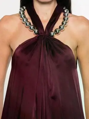 Stella McCartney Halterneck Jumpsuit - Red