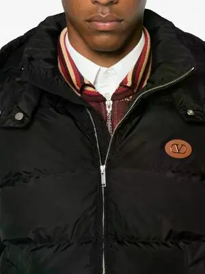 Valentino Garavani Quilted Hooded Jacket - Black