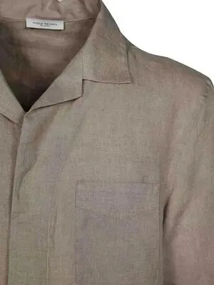 PAOLO PECORA Short-sleeve Pocket Shirt - Neutrals