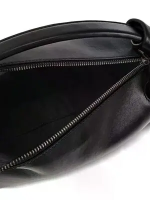 JW Anderson Knot-detail Leather Tote - Black