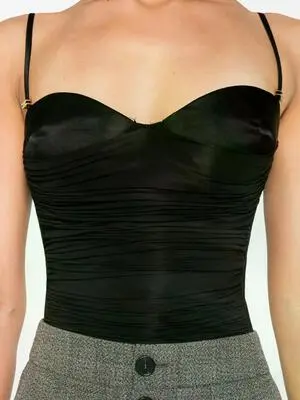 Elisabetta Franchi Ruched-panel Bodysuit