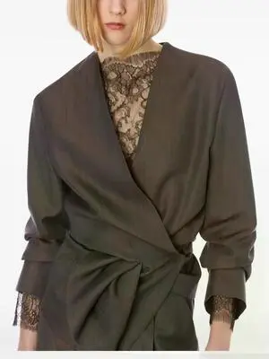 Alberta Ferretti Ruched-detailing Blouse