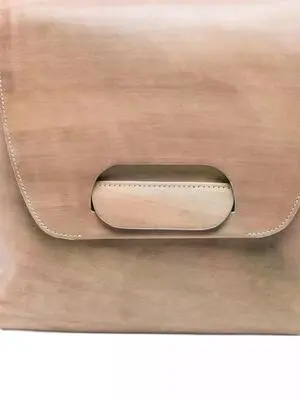 CECCHI DE ROSSI Leather Flap Shoulder Bag - Neutrals