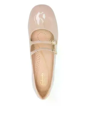 Clarks 30mm Buckled Block-heel Pumps - Neutrals