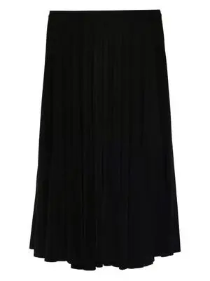 Norma Kamali Pleated Midi Skirt