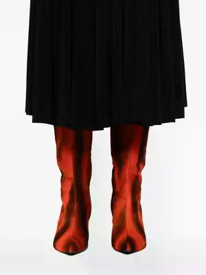 Norma Kamali Pleated Midi Skirt