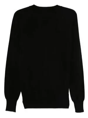 Alberta Ferretti Button-embellished Sweater - Black