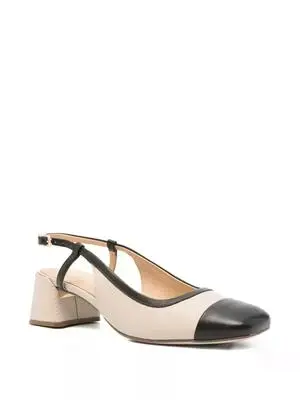 Clarks 45mm Nyta Slingback Leather Pumps