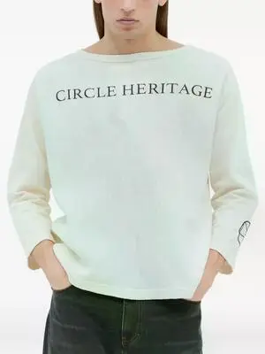 CIRCLE HERITAGE Logo-detail Thermal Top
