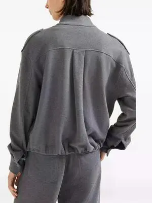 Brunello Cucinelli Flap-pocket Drawstring Bomber Jacket