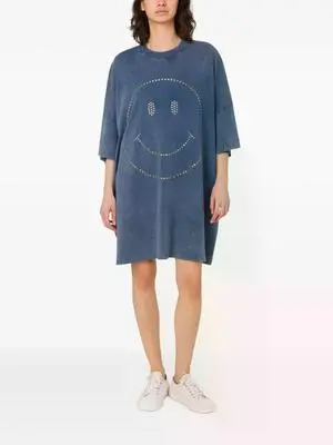 Moschino X Smiley® Mini Dress - Blue