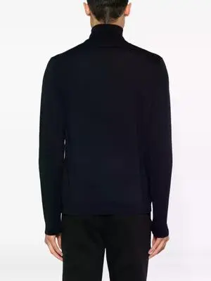 ROBERTO COLLINA Turtleneck Merino Wool Sweater - Black