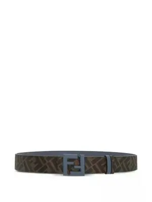 Fendi Ff-logo Leather Belt