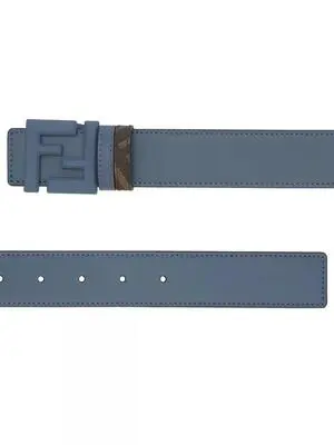 Fendi Ff-logo Leather Belt