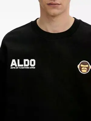 AAPE BY *A BATHING APE Crewneck Sweatshirt - Black