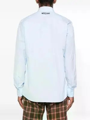 Moschino Embroidered Cotton Shirt