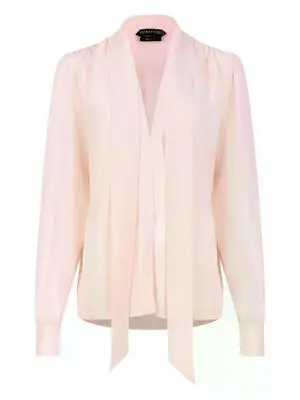 TOM FORD Neck-tie Silk Blouse