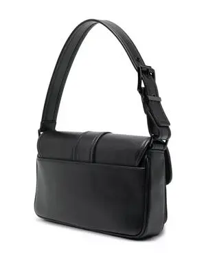 Michael Kors Colby Buckle Flap Shoulder Bag - Black
