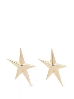 MUGLER Star-shaped Earrings - Gold