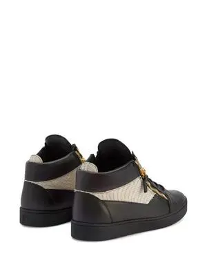 GIUSEPPE ZANOTTI Kriss Leather Sneakers - Black