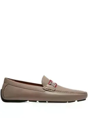 Bally Silver Tone Loafers
