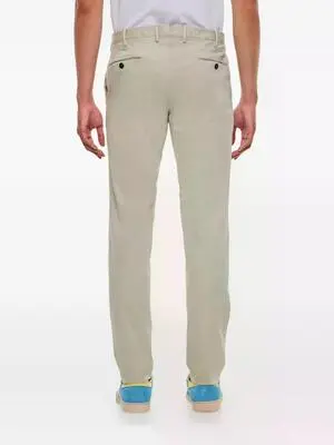 PT TORINO Flat-front Stretch-cotton Regular Trousers