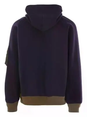 Sacai Zip-up Cotton-blend Hoodie