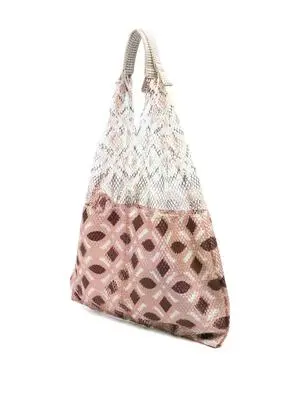 ÉPICE Geometric-pattern Shoulder Bag