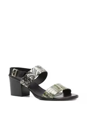 MEGUMI OCHI Patterned-strap Block-heel Sandals